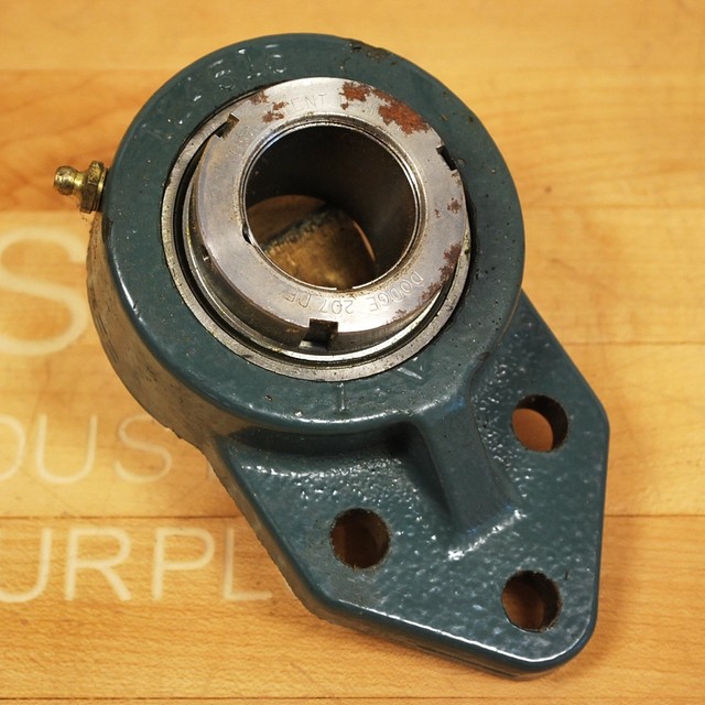 Dodge FB-GT-107 Flange-Mount Ball Bearing Unit Three-Bolt Bracket Style ...
