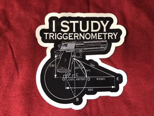 I study triggernometry Sticker | eBay