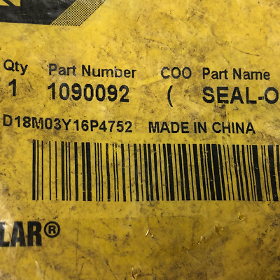 Caterpillar (Cat) 109-0092 or 1090092 Seal-O-Ring | eBay