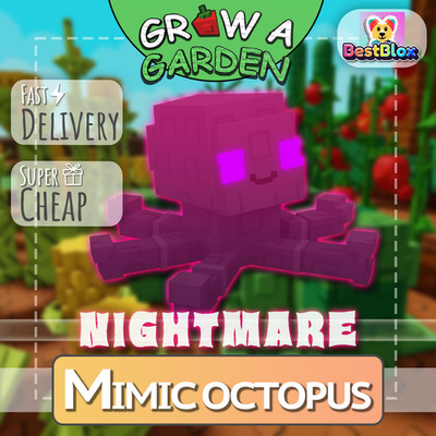 🐙🌙Nightmare Mimic Octopus 🎮ROBLOX 🪴Grow a Garden | CHEAP | FAST ...