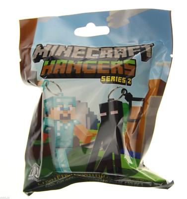 Minecraft Toy Blind Bag Figures Hangers Series 2 Single Pack Keychain ...