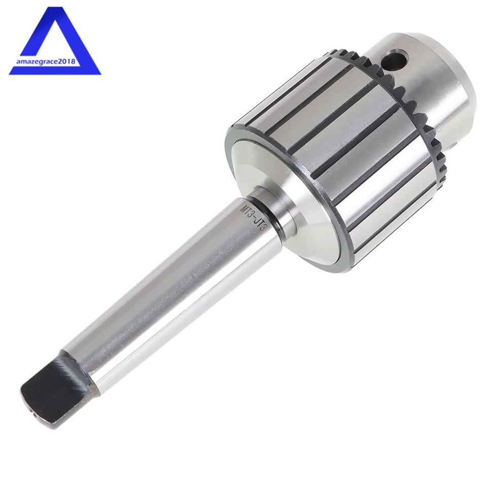 3/4" Heavy Duty Drill Press Chuck MT3 Taper With Chuck Key 3MT Shank ...
