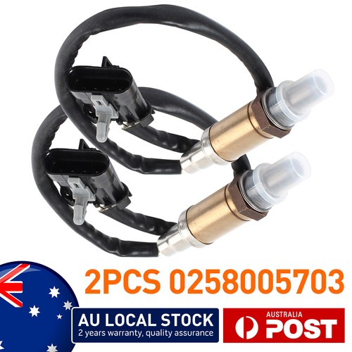 2X FOR BOSCH Oxygen Sensor For Commodore VT I9/97-5/99 8 Cyl 5.7L ...