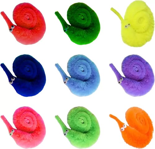 12 PACK Magic Twisty Worm Wiggly Twisty Fuzzy Worms on String Magic ...