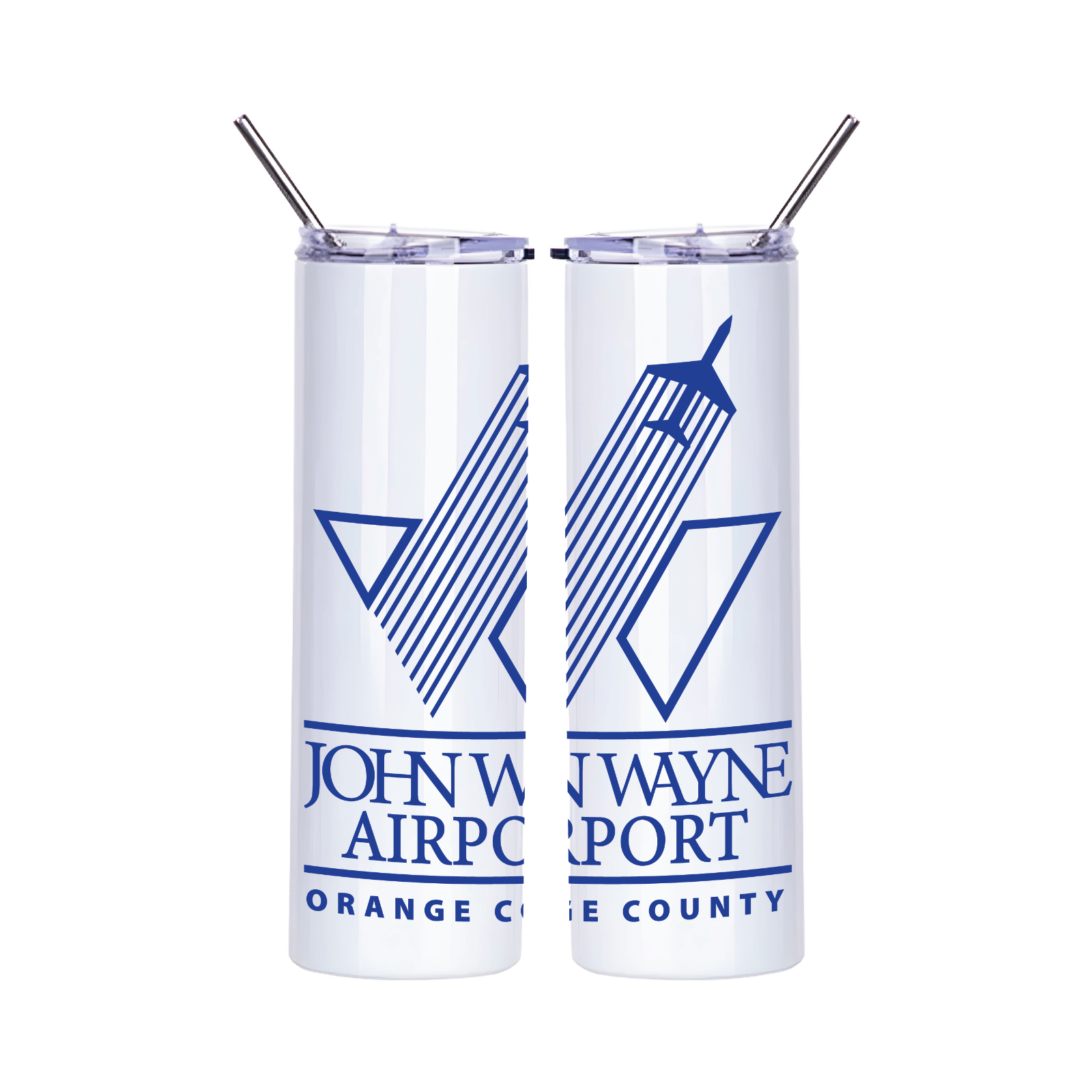 John Wayne Airport SNA Santa Ana Insulated 20oz Skinny Travel Tumbler ...