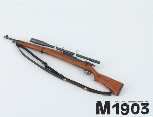 1/6 M1903 WWII US Army Springfield Rifle Model for 12" HT PH Soldier ...
