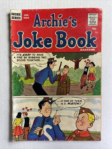 Archie’s Joke book #44 1960 Archie Series comic 1st Neal Adams pro work ...