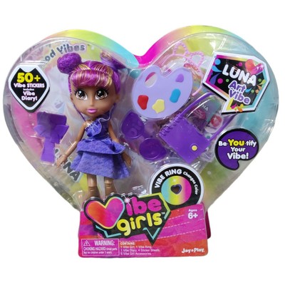 NIB 2021 VIBE GIRLS LUNA ART VIBE DOLL 50 STICKERS & VIBE DIARY | eBay