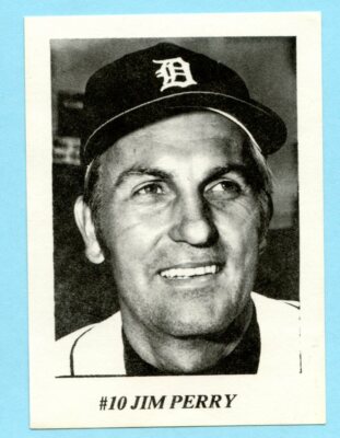 1978 Dearborn Promo Baseball Card # 10 Jim Perry -- Box 704 | eBay