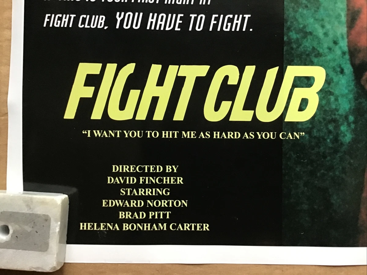 Fight Club Rules Poster