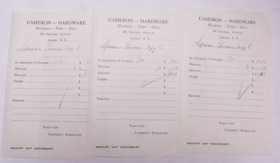1927 Lamson Goodnow Cameron Hardware Albany NY Paint Glass Ephemera ...