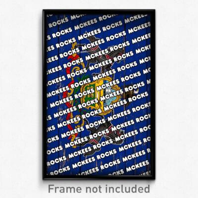 McKees Rocks Pennsylvania Poster (PA City Souvenir 11x17 Town Print) | eBay