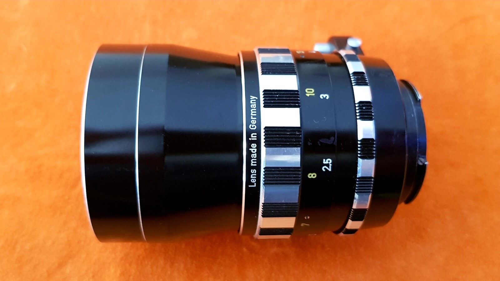 Sehr schönes STEINHEIL Auto D Tele Quinar 2,8/135 135mm F2,8 Ihagee ...