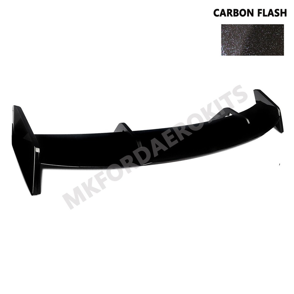 CARBON FLASH REAR BLADE SPOILER HIGHKICK BIG WING For Audi R8 V8 V10 ...