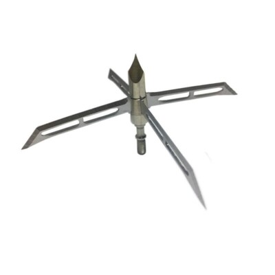 6PCS 4 Fixed Blade Turkey Hunting Broadheads 200Gr Arrowhead Stainless ...