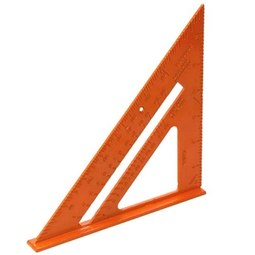 ALUMINIUM ALLOY ROOFING SQUARE ROOFER ANGLE MEASURING TRIANGLE GUIDE ...