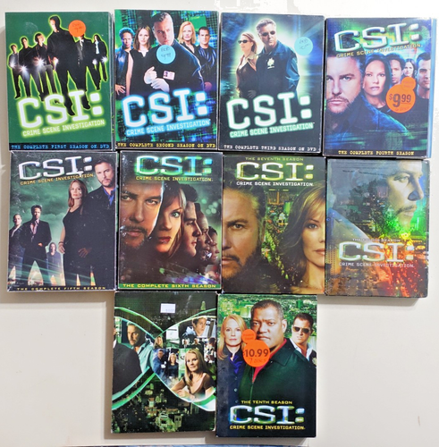CSI Original Crime Scene Investigation DVD Seasons 1 -10 DVD Box Sets ...