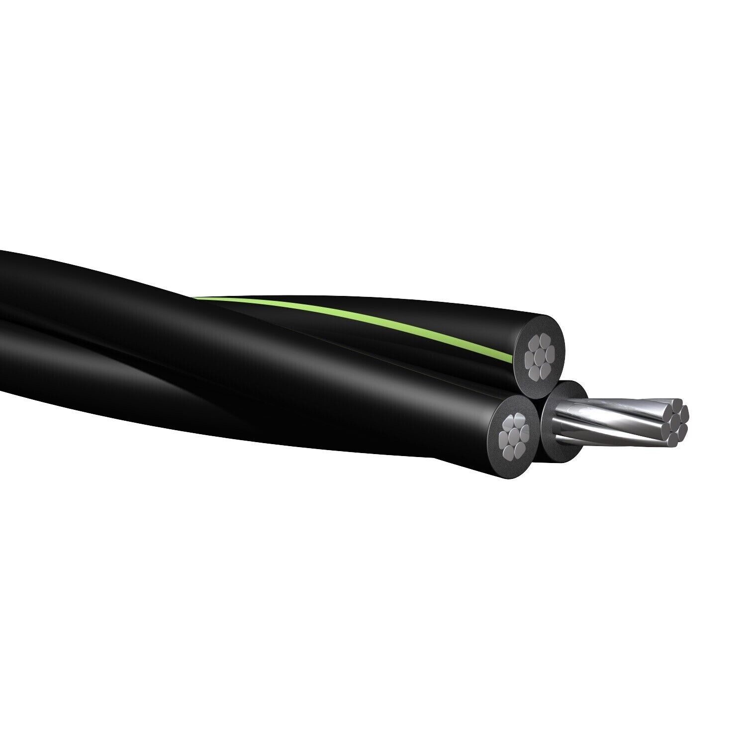 500' Stephens 2-2-4 Tri-Rated 8000 Series RHH/RHW-2/USE-2 Aluminum URD ...