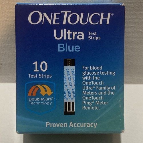 OneTouch Ultra Blue Blood Glucose Test Strips For Blood Glucose Testing ...