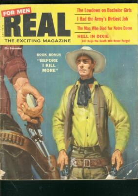 MAG: REAL MAGAZINE-DEC 1955-NOTRE DAME-WESTERN COVER-JAYNE M G- | eBay