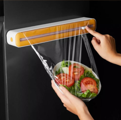 Kitchen Food Wrap Holder Wrap Dispenser Cling Film Dispenser Tin Foil ...