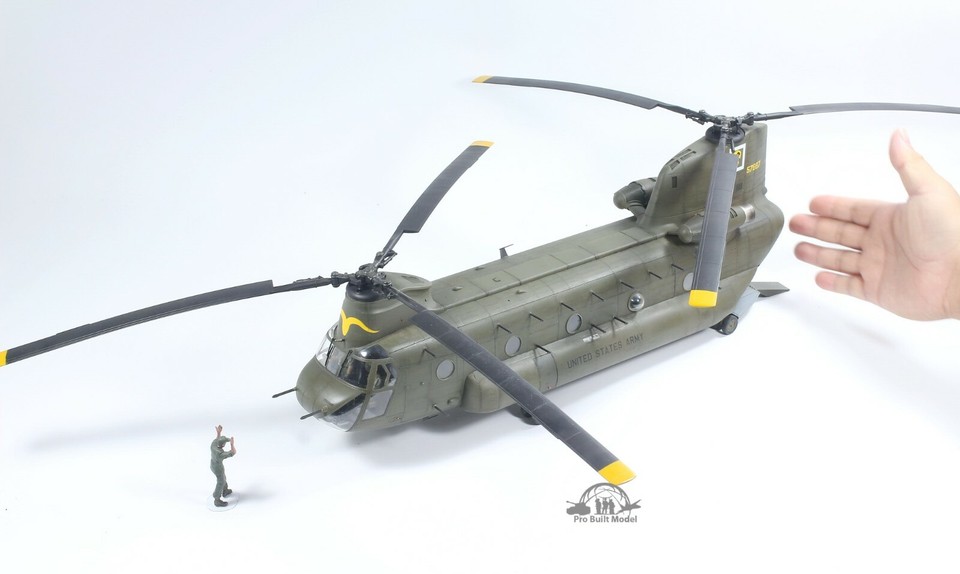 (Pre-Order) CH-47A Chinook 1st Cav Div /w 04 crews Vietnam war Pro ...