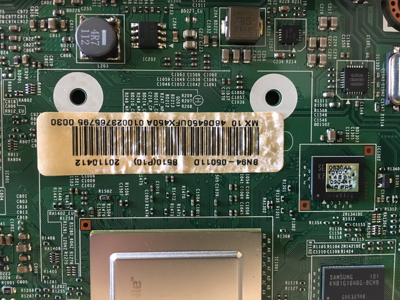 SAMSUNG MAIN BOARD BN94-05011D FOR UN46D6450UFXZA version H302 | eBay