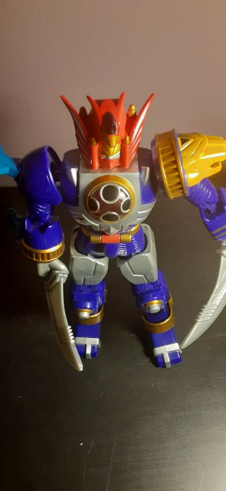 Power Rangers Ninja Storm Storm Megazord Lightning Mode with Launcher ...