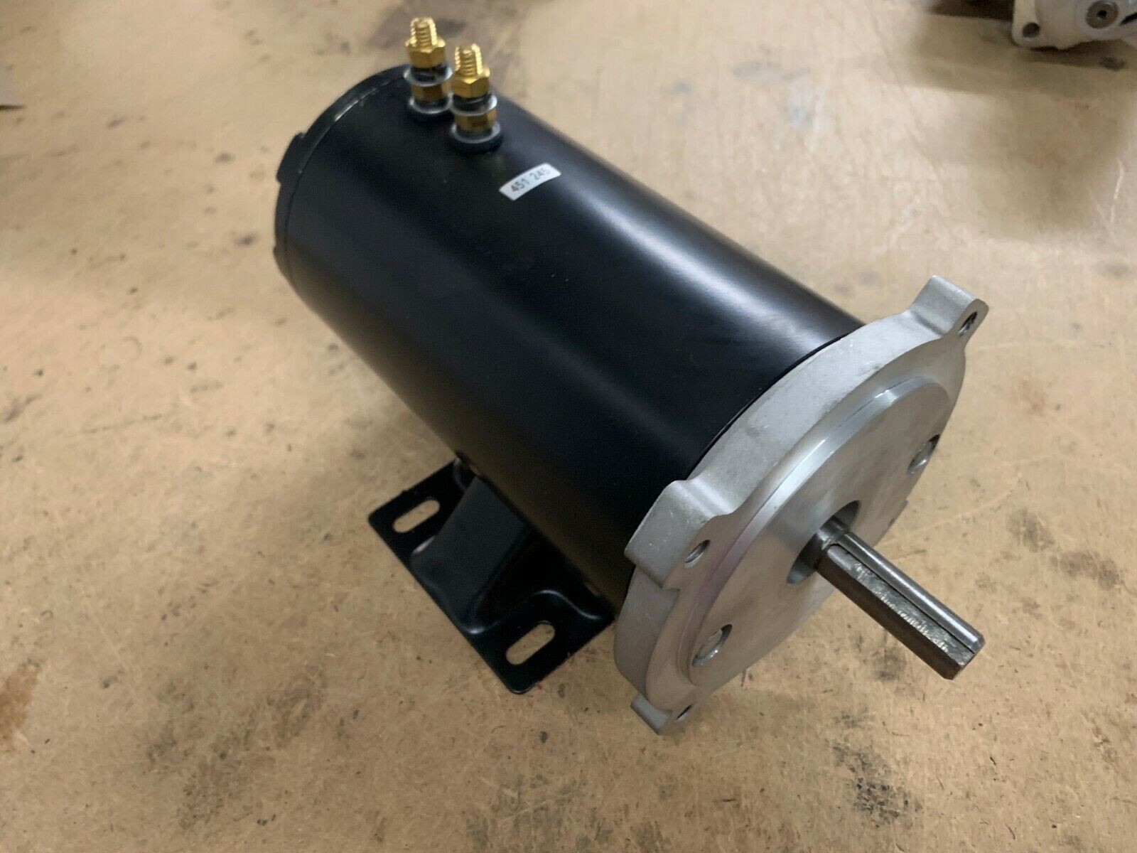 12V Salt Spreader Bi-rotational Motor with Base Mount 1800 RPM 5/8 ...