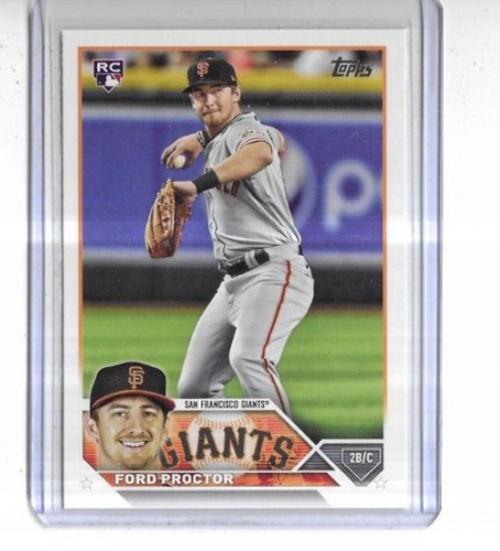 2023 Topps #472 Ford Proctor San Francisco Giants Rookie Card | eBay