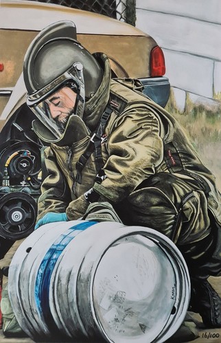 321 Felix EOD Operator, Bomb Disposal Art Print | eBay UK