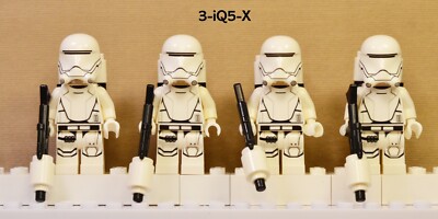 Lego Star Wars -First Order Flametrooper Minifigures Lot of 4 (sw0666 ...