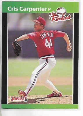 1989 Donruss The Rookies Cris Carpenter Card | eBay