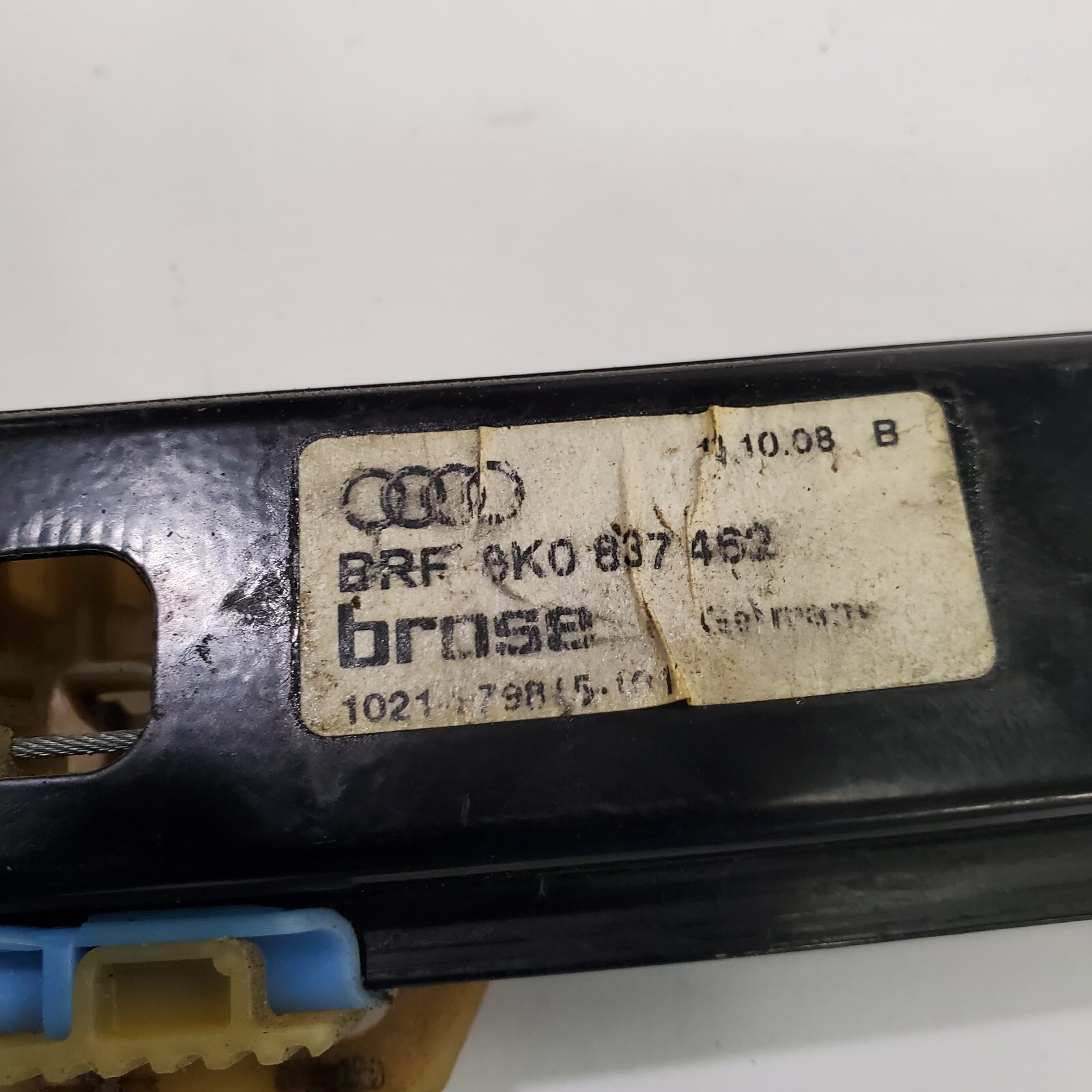 2011 Audi A4 Non Quattro Sedan Base 2.0t Front Right Window Regulator ...