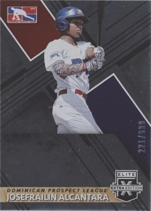 2019 Panini Elite Extra Edition - Dominican Prospect League Josefrailin Alcantara #197 /999 (RC ...