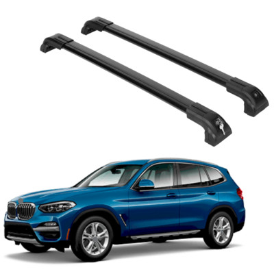 Heavy Duty 220lbs Roof Rack Cross Bars for BMW X3 G01 2018-2024 - Black ...
