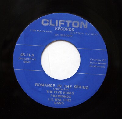 FIVE ROSES Doo Wop Reissue 45rpm Don't Cry Della b/w Romance In the ...