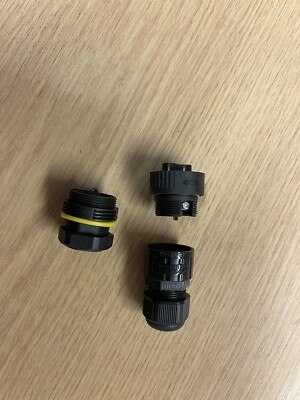 Exceedconn 2 Pin Male cable connector + Female panel connector | eBay