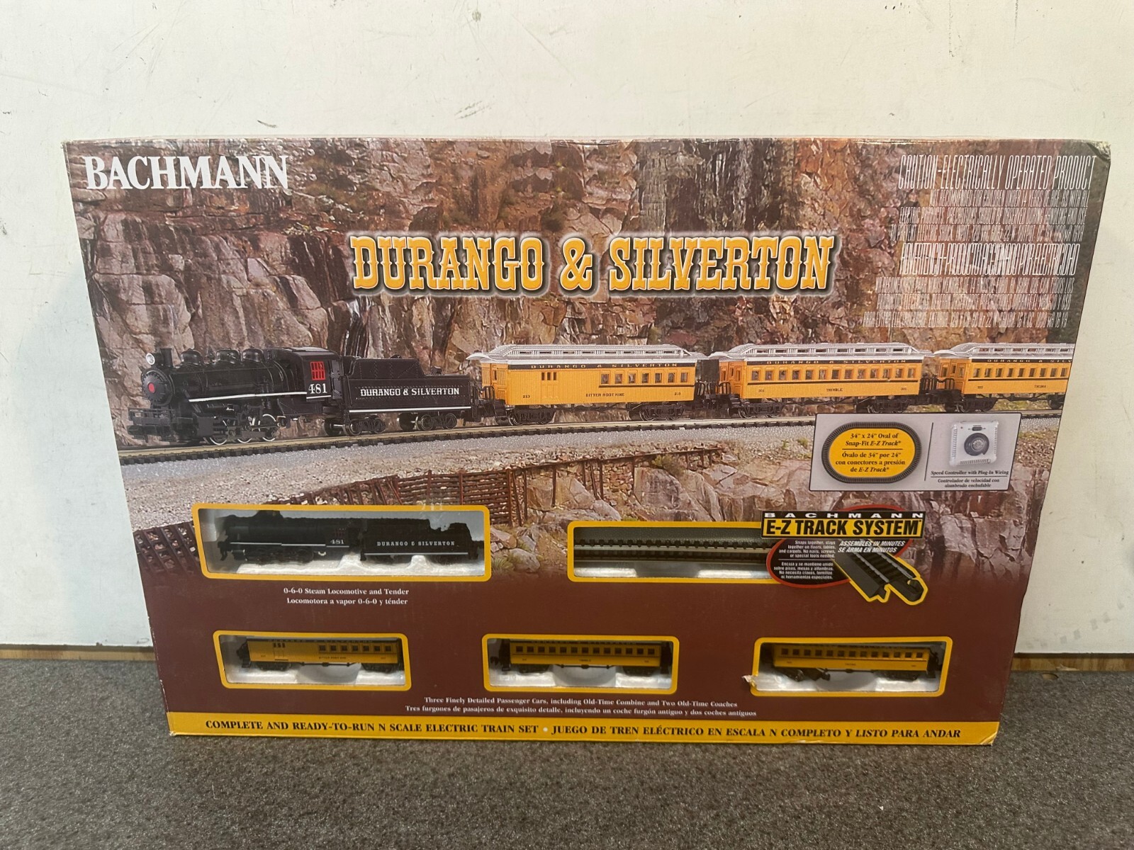 Bachmann 24020 N Scale Durango & Silverton Train Set 22899240206 | eBay