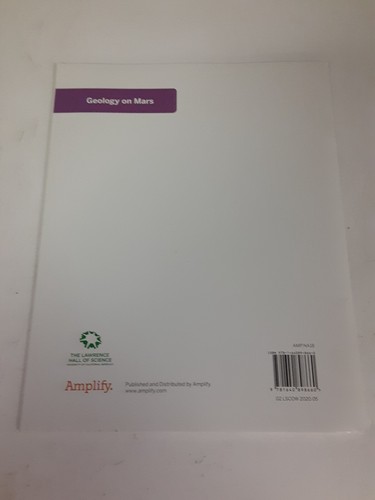 Amplify Science Grade 7 Geology on Mars Investigation Notebook Unused ...