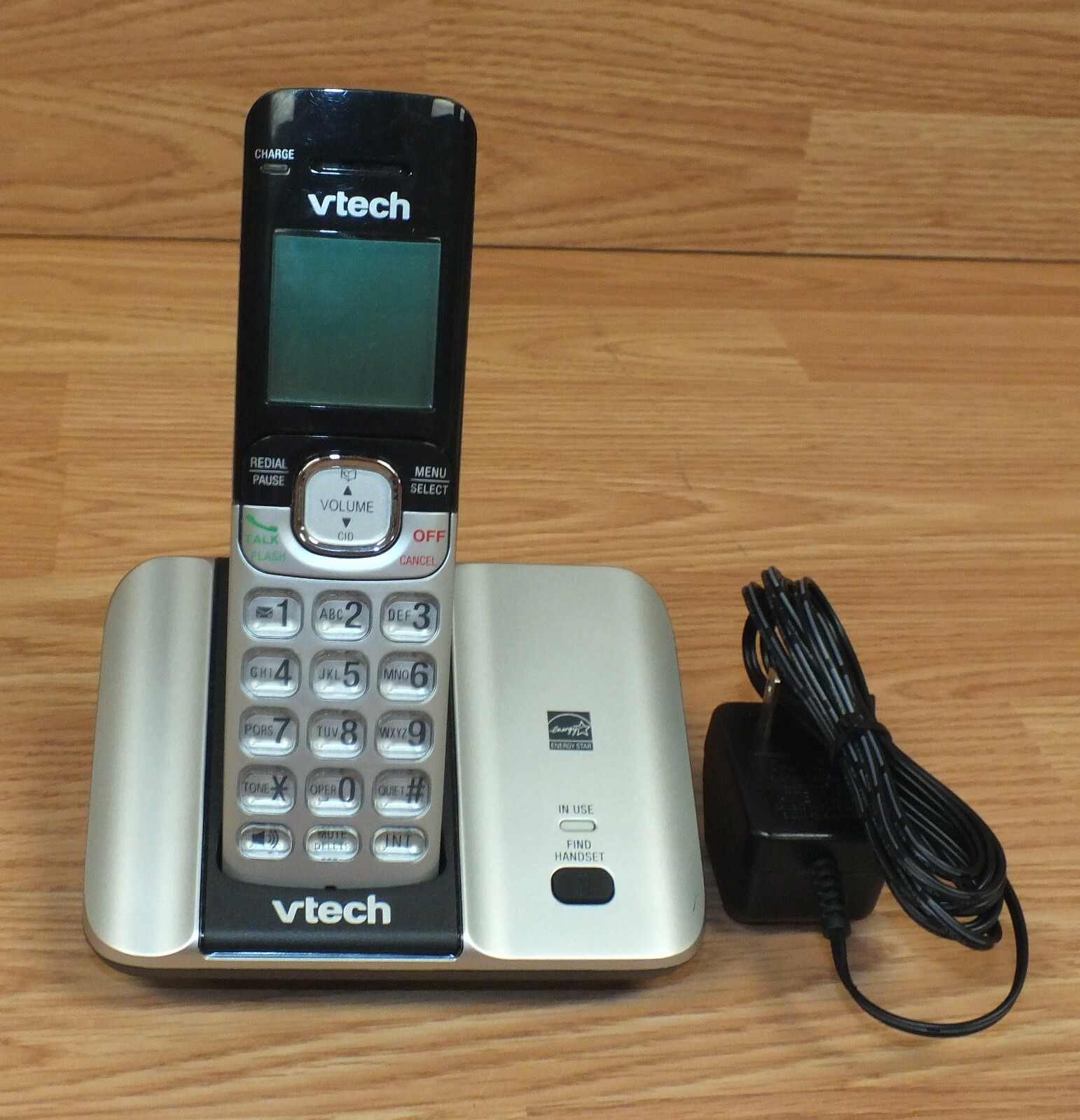VTech (CS6519) 1.9 GHz Single Line Cordless Phone Main Base & Power ...