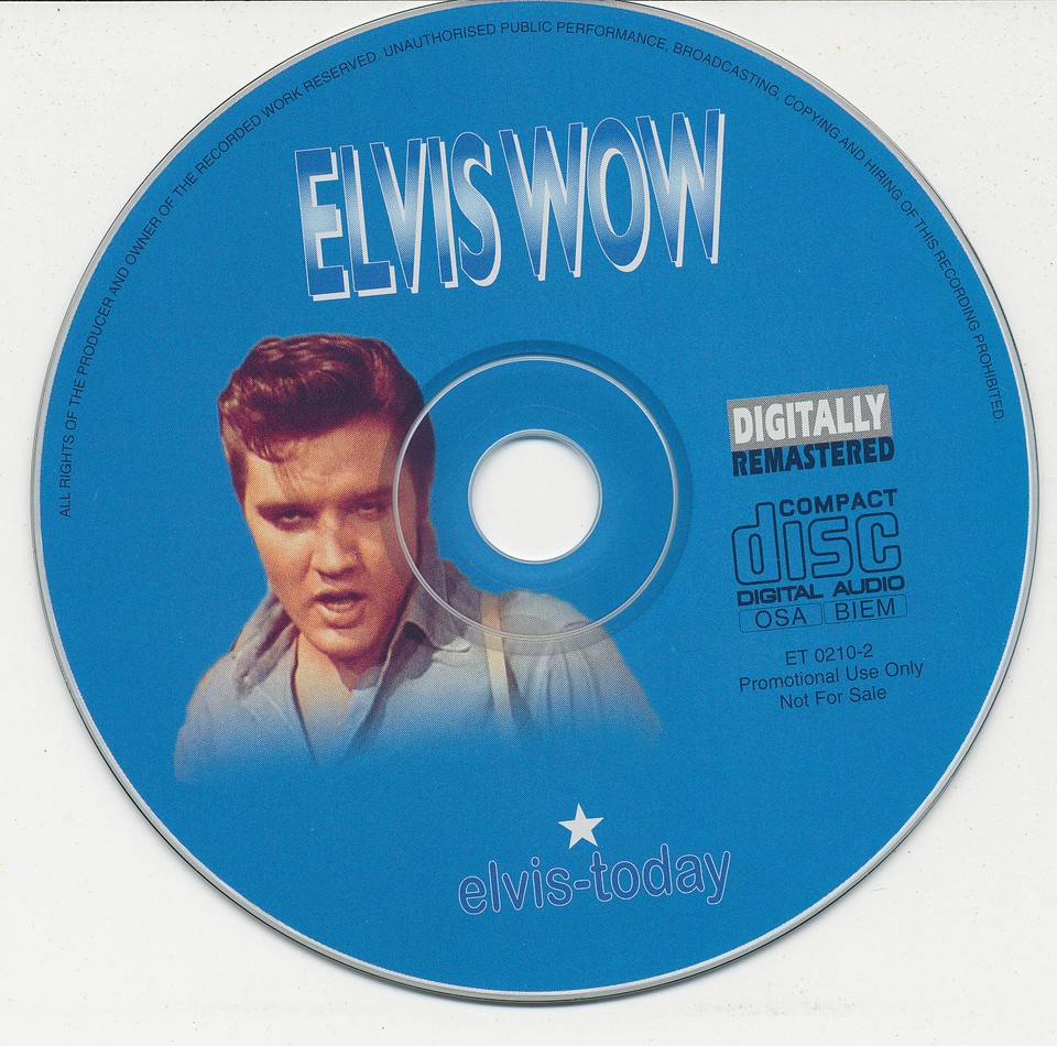 ELVIS WOW - ELVIS PRESLEY IMPORT CD - FAN CLUB RELEASE - PROMO | eBay