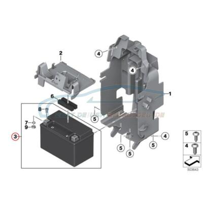 Original BMW 61218389127 - Batterie | eBay