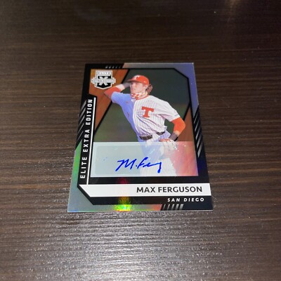 2021 Elite Extra Edition Max Ferguson Auto Signatures #160 Padres ...