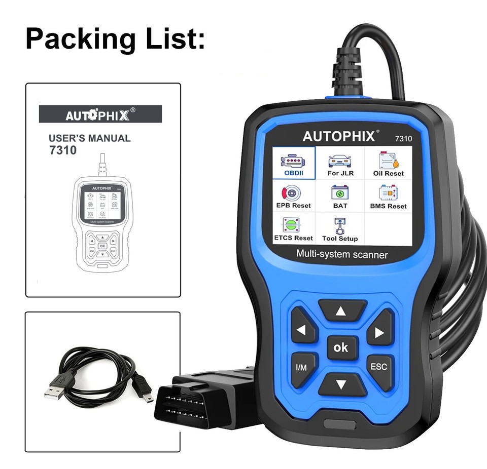 For Land Rover Jaguar All System Bidirectional OBD2 Scanner Diagnostic ...