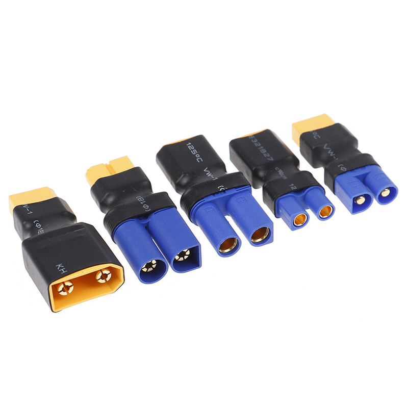XT60 to XT90 EC5 EC3 Adapter Plug For RC Lipo Battery Control Charger ...