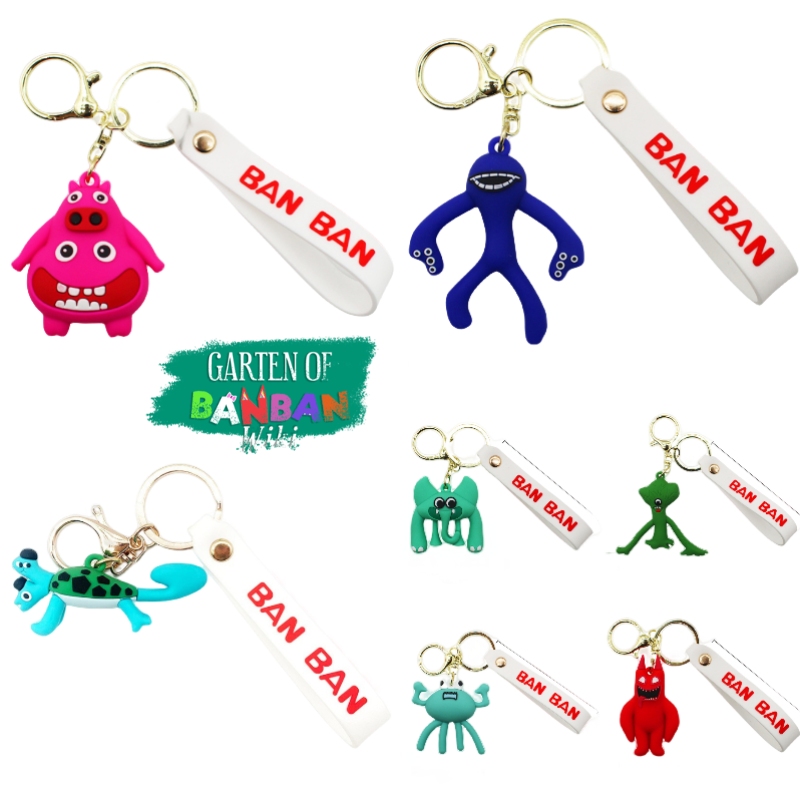 Banban Of Garten PVC Keychain Figure Toy Bag Pendant Kid Decoration ...