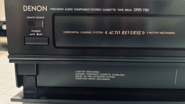 Denon DRR-780 Tape Deck Cassette Player / Recorder (FULLY FUNCTIONING) | eBay