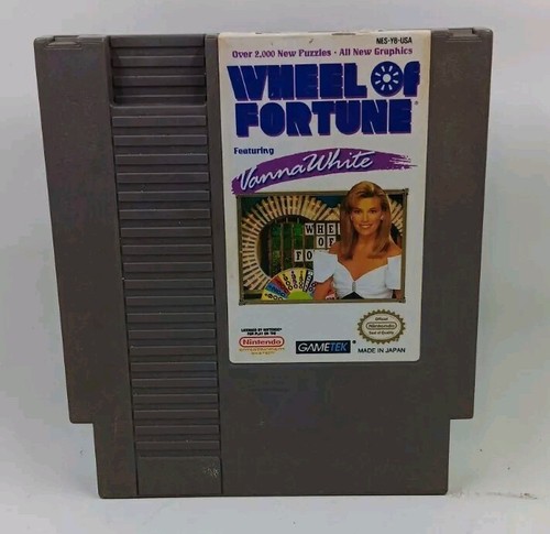 Wheel Of Fortune featuring Vanna White Edition NES Nintendo Game Tested ...