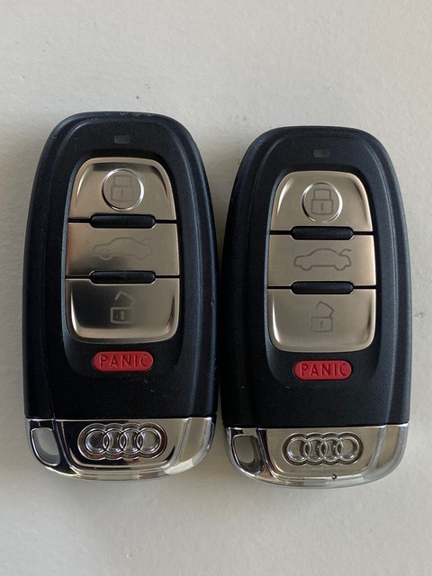 Pair of 2 OEM Audi S5 Smart Key Remote Fob FCC Iyzfbsb802 8t0.959.754 M ...